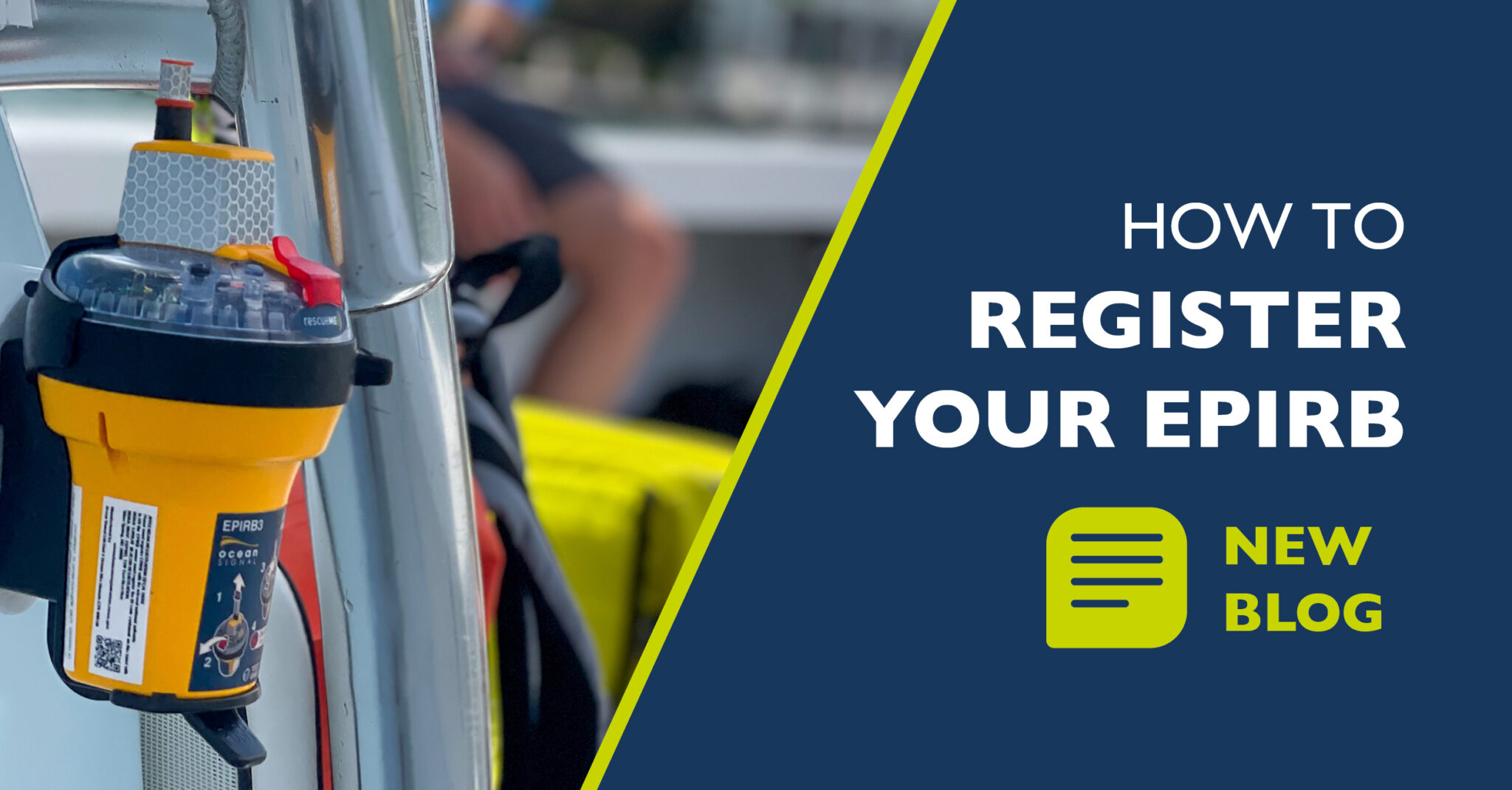 How to register your EPIRB - Ocean Safety