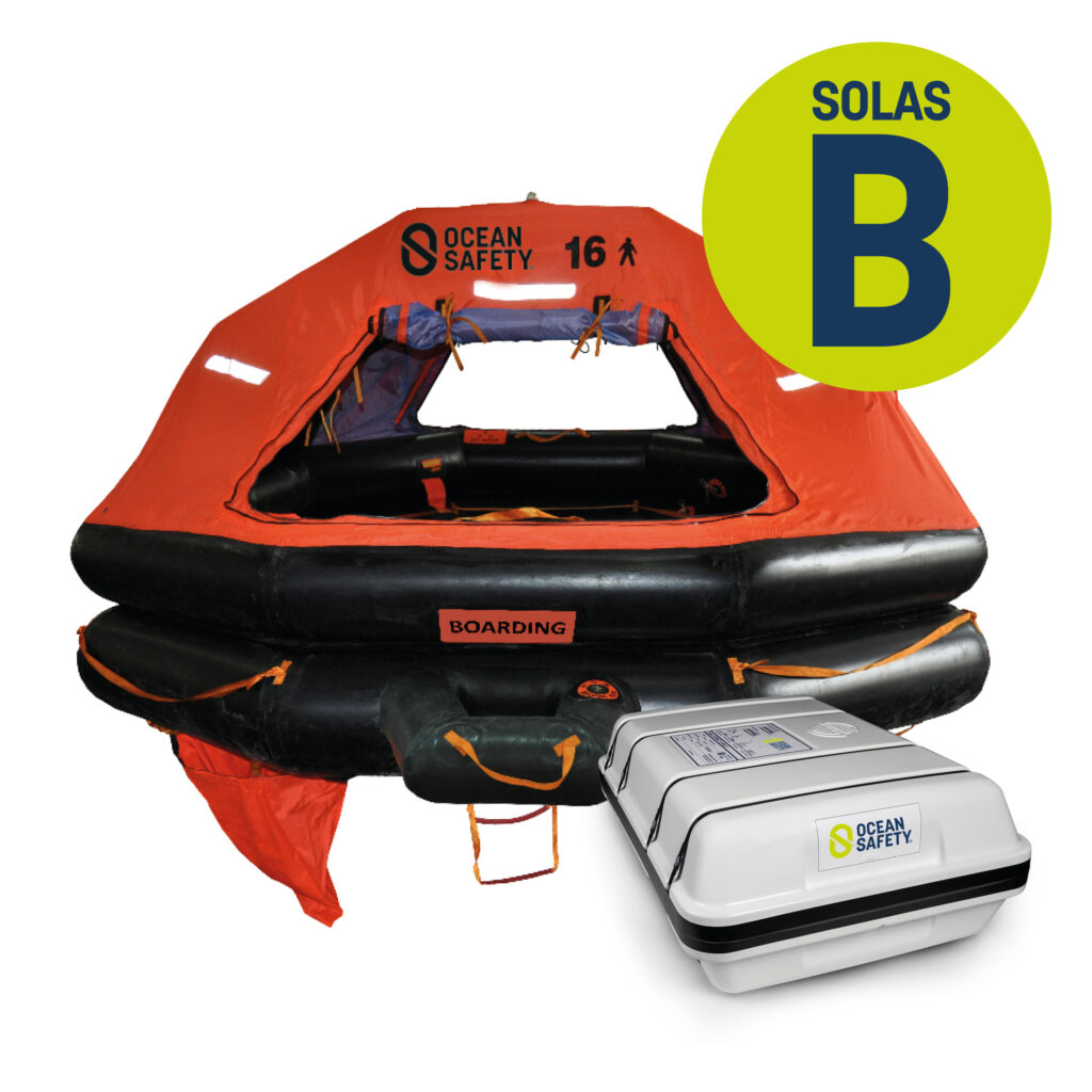 OCEAN SOLAS COMPACT LIFERAFT - SOLAS B CONTAINER - Ocean Safety