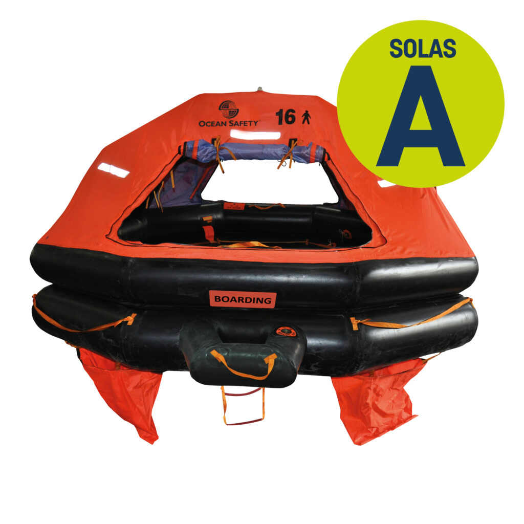 OCEAN SOLAS THROW-OVER LIFERAFT - SOLAS A CONTAINER - Ocean Safety